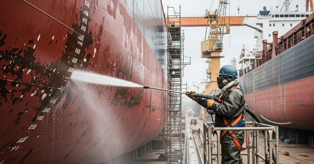 Jasa Water Blasting Marine Eltama Prima Indo